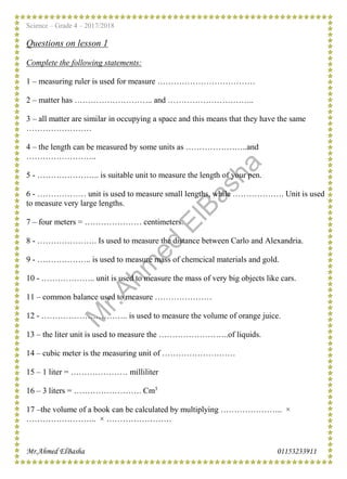 Grade 4 unit 1 lesson 1 | PDF