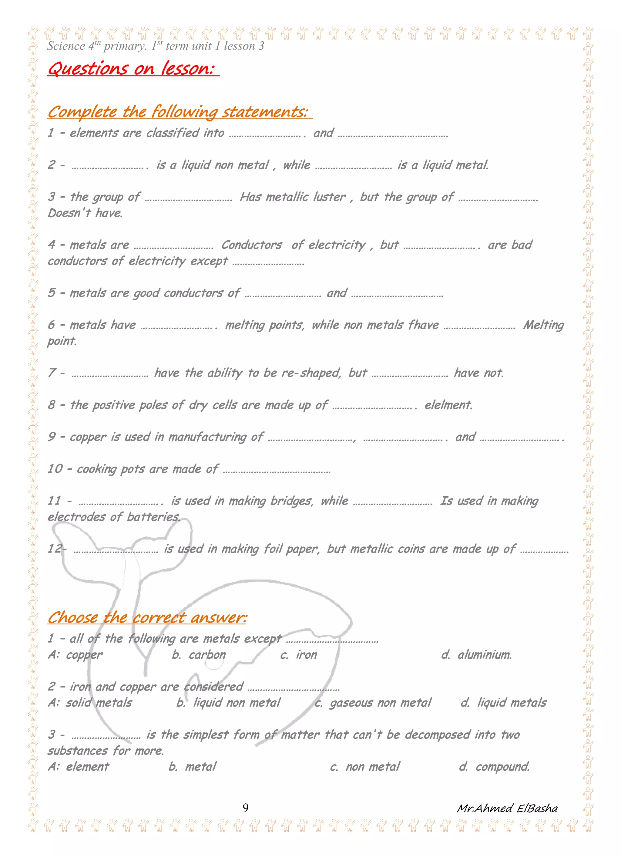 Grade 4 unit 1 lesson 3 | PDF