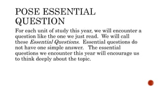 Grade 4, unit 1, week 1, lesson 1 | PPTX