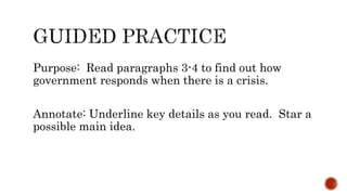 Benchmark, Grade 4, unit 1, week 1, lesson 2 | PPTX