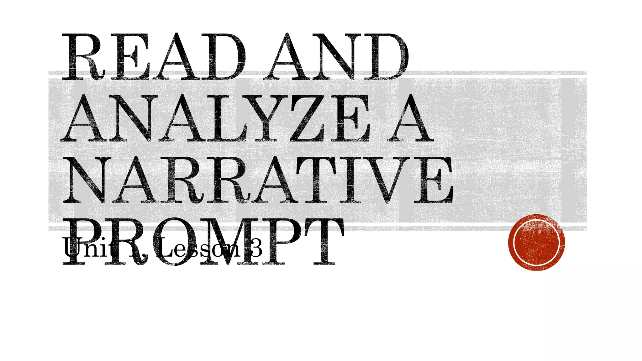 Benchmark, Grade 4, unit 1, week 1, lesson 3 | PPTX