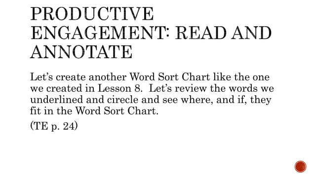 Grade 4, unit 1, week 1, mini lesson 11 | PPTX