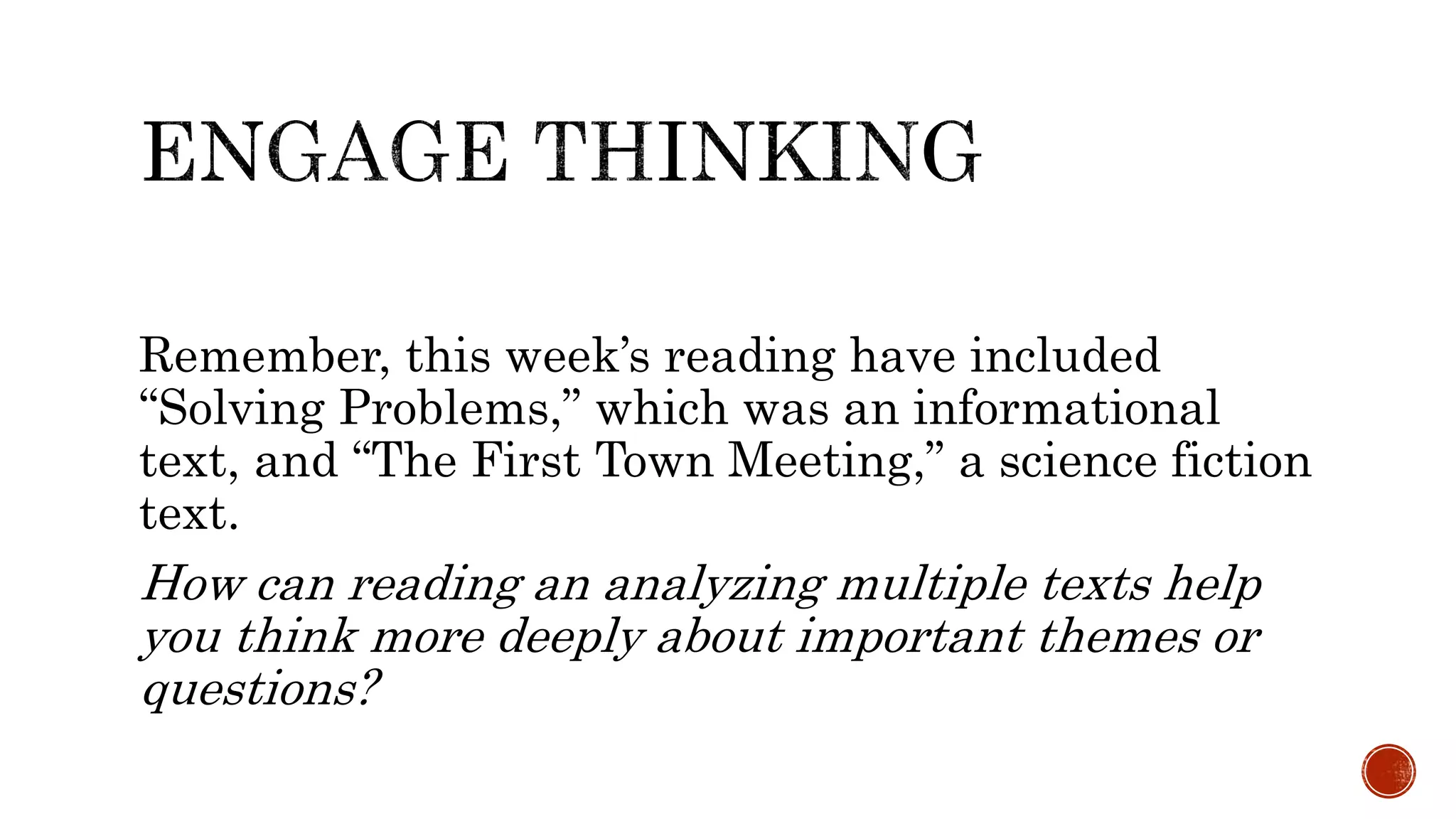 Grade 4, unit 1, week 1, mini lesson 14 | PPT