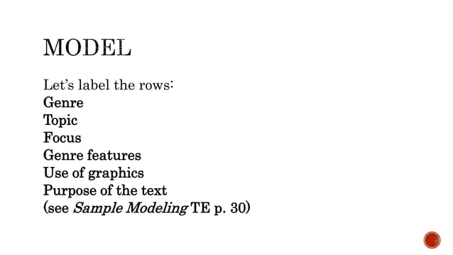 Grade 4, unit 1, week 1, mini lesson 14 | PPT