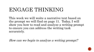 Grade 4, unit 1, week 1, mini lesson 3 | PPTX