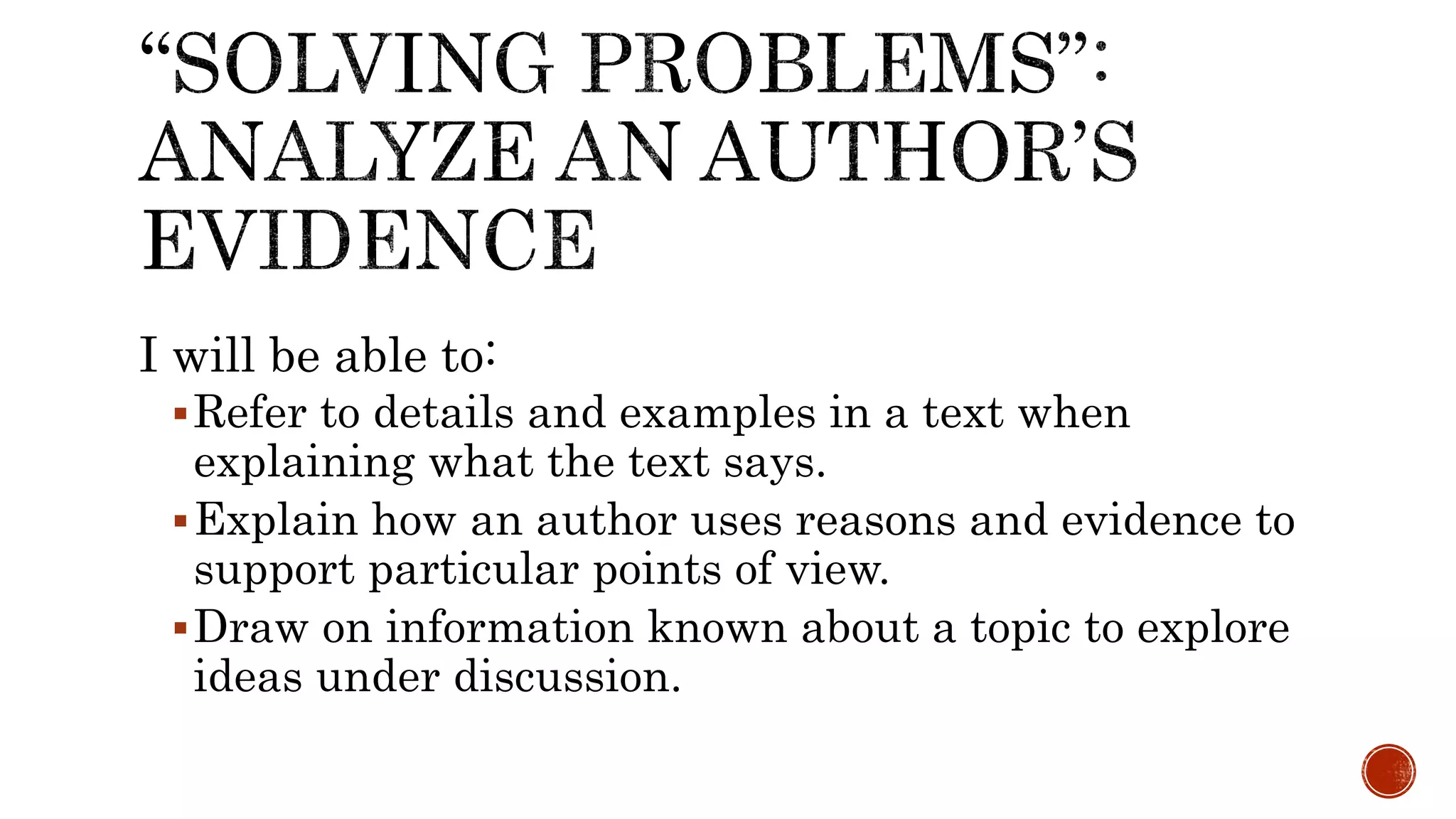 Grade 4, unit 1, week 1, mini lesson 4 | PPTX | Education