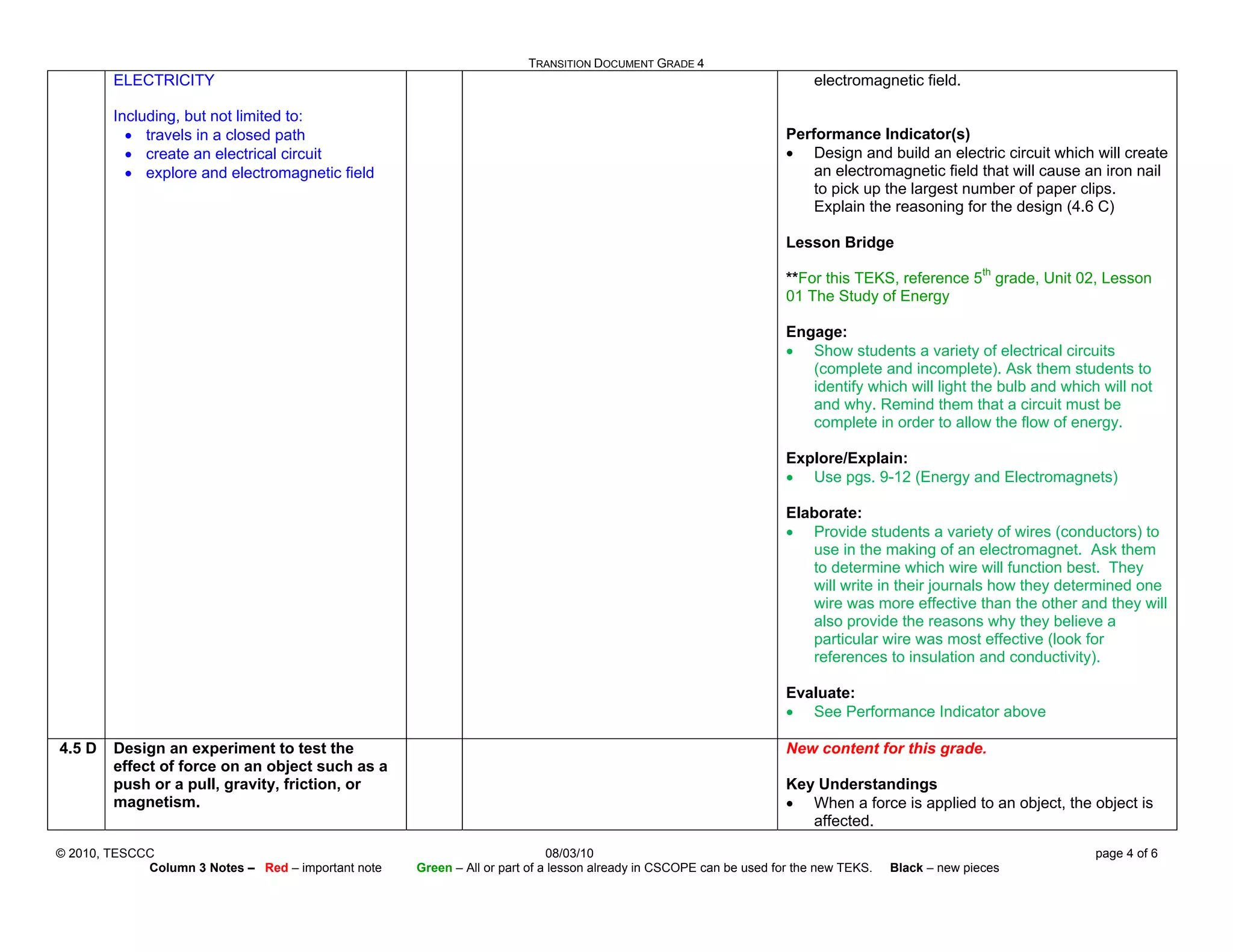 Grade 4 unit 3 td | PDF