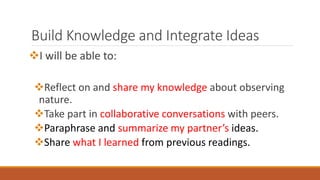 Benchmark, Grade 4, unit 3, week 2, mini lesson 1 | PPTX