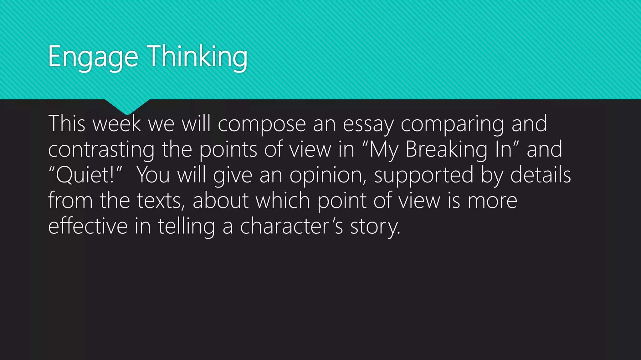 Grade 4, unit 4, week 3, mini lesson 4 | PPT