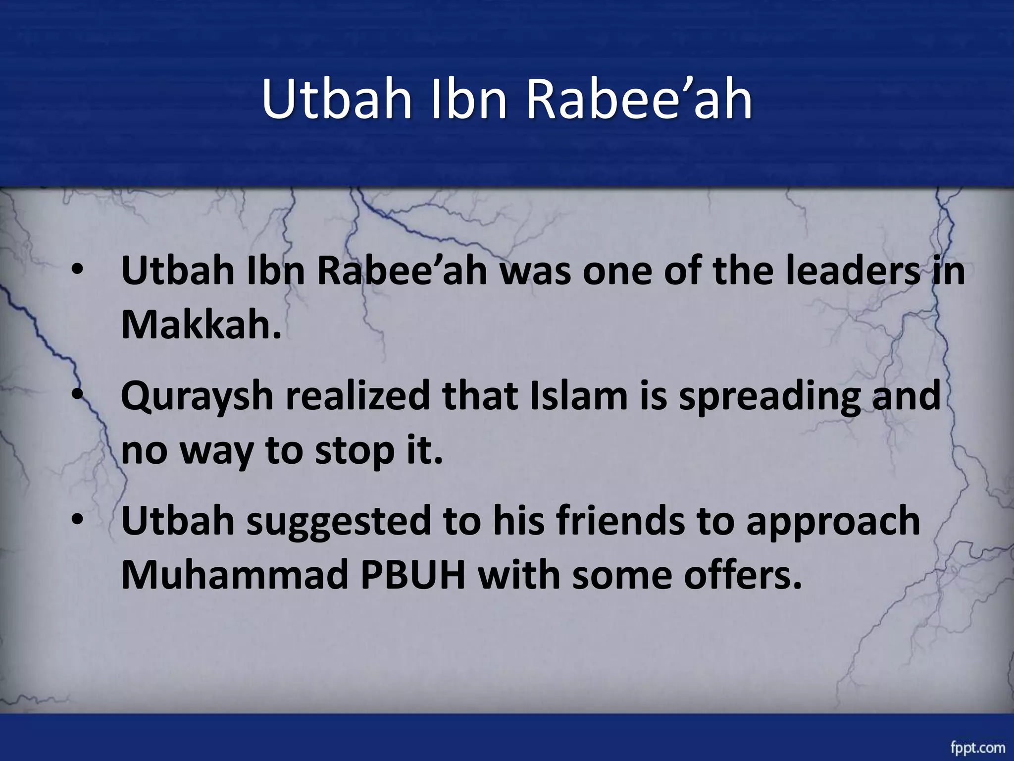 Prophet Muhammad -PBUH - Part 1 | PPTX