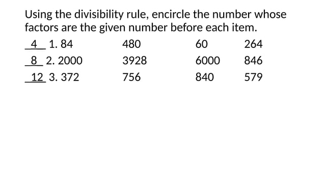 Grade 5 - Divisibility rule for 4, 8, 11 & 12.pptx