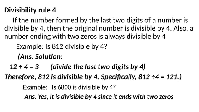 Grade 5 - Divisibility rule for 4, 8, 11 & 12.pptx