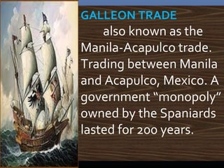 Grade 5 economic policies under spanish rule | PPT