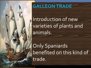 Grade 5 economic policies under spanish rule | PPT