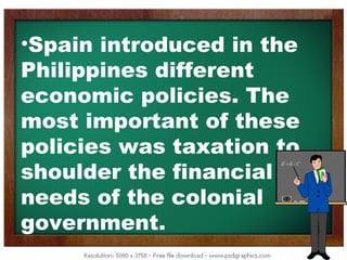 Grade 5 economic policies under spanish rule | PPT