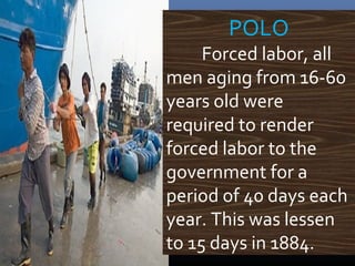 Grade 5 economic policies under spanish rule | PPT