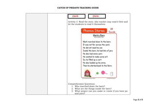 catch up Friday lesson plan............. | DOCX