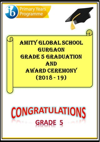 Grade 5 Graduation Ceremony 2018-19 | PDF