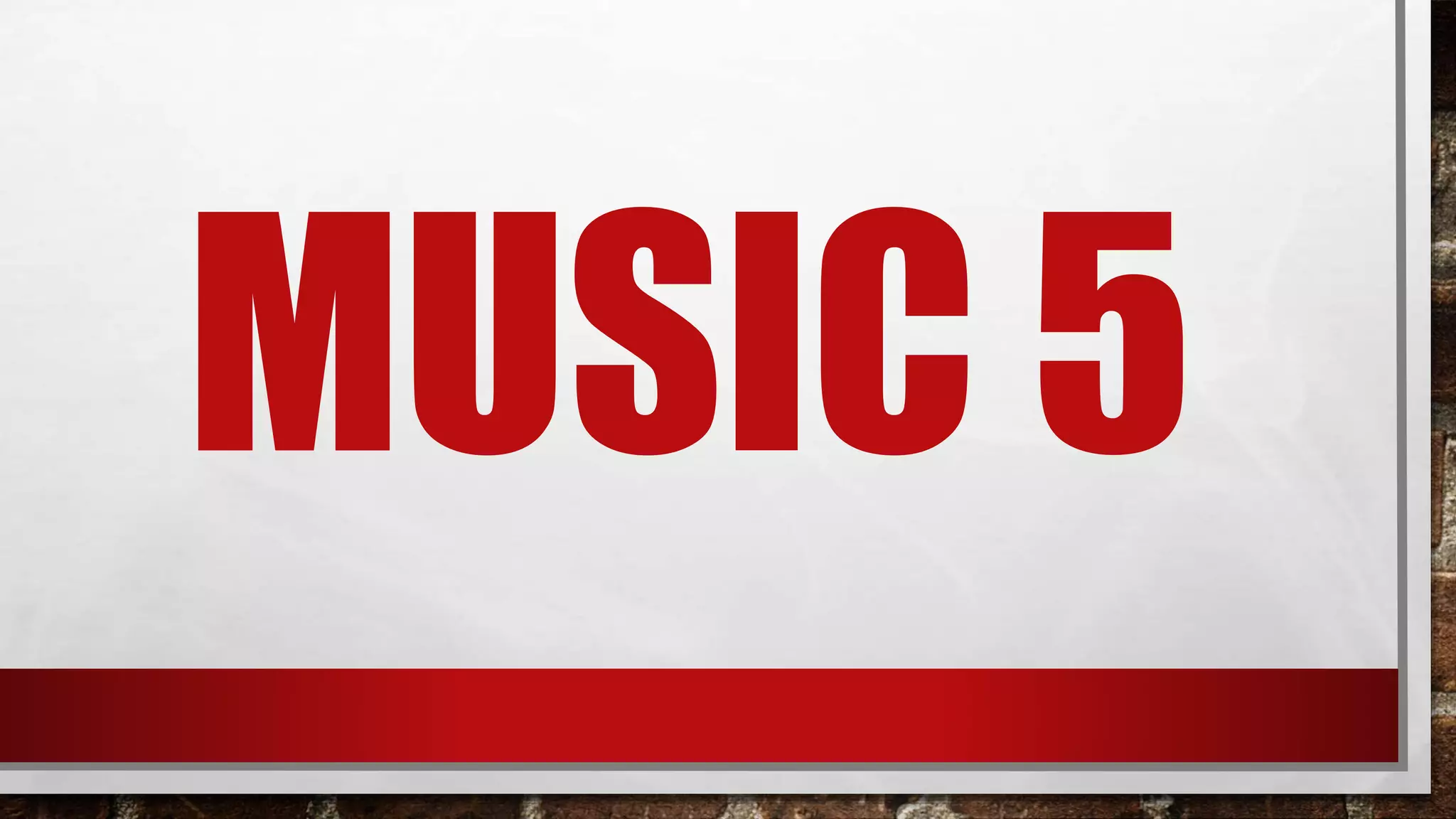 Grade 5 music dynamics | PPTX