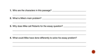 English Comprehension For Grade 5