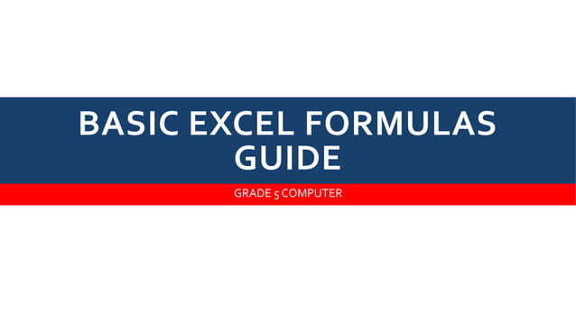 Grade 5 Computer | PPTX | Business Accounting & Finance | Business