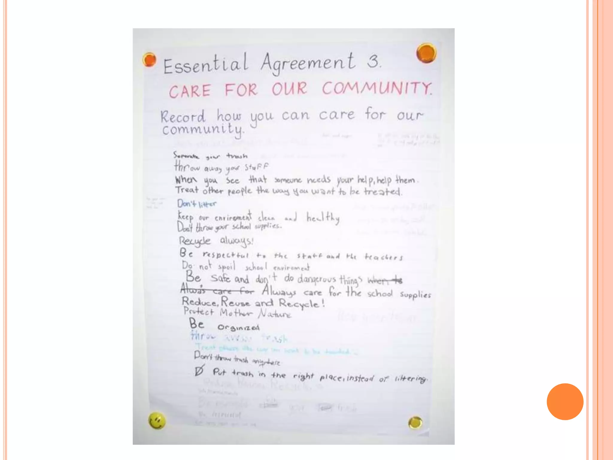 Grade 5 classroom and hallway essential agreements q1 w2 | PPTX