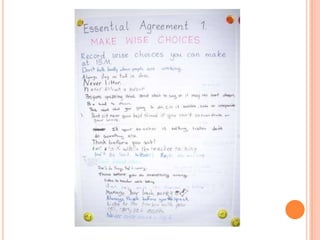 Grade 5 classroom and hallway essential agreements q1 w2 | PPTX