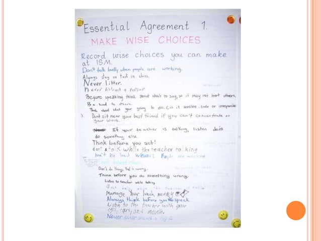 Grade 5 classroom and hallway essential agreements q1 w2 | PPTX