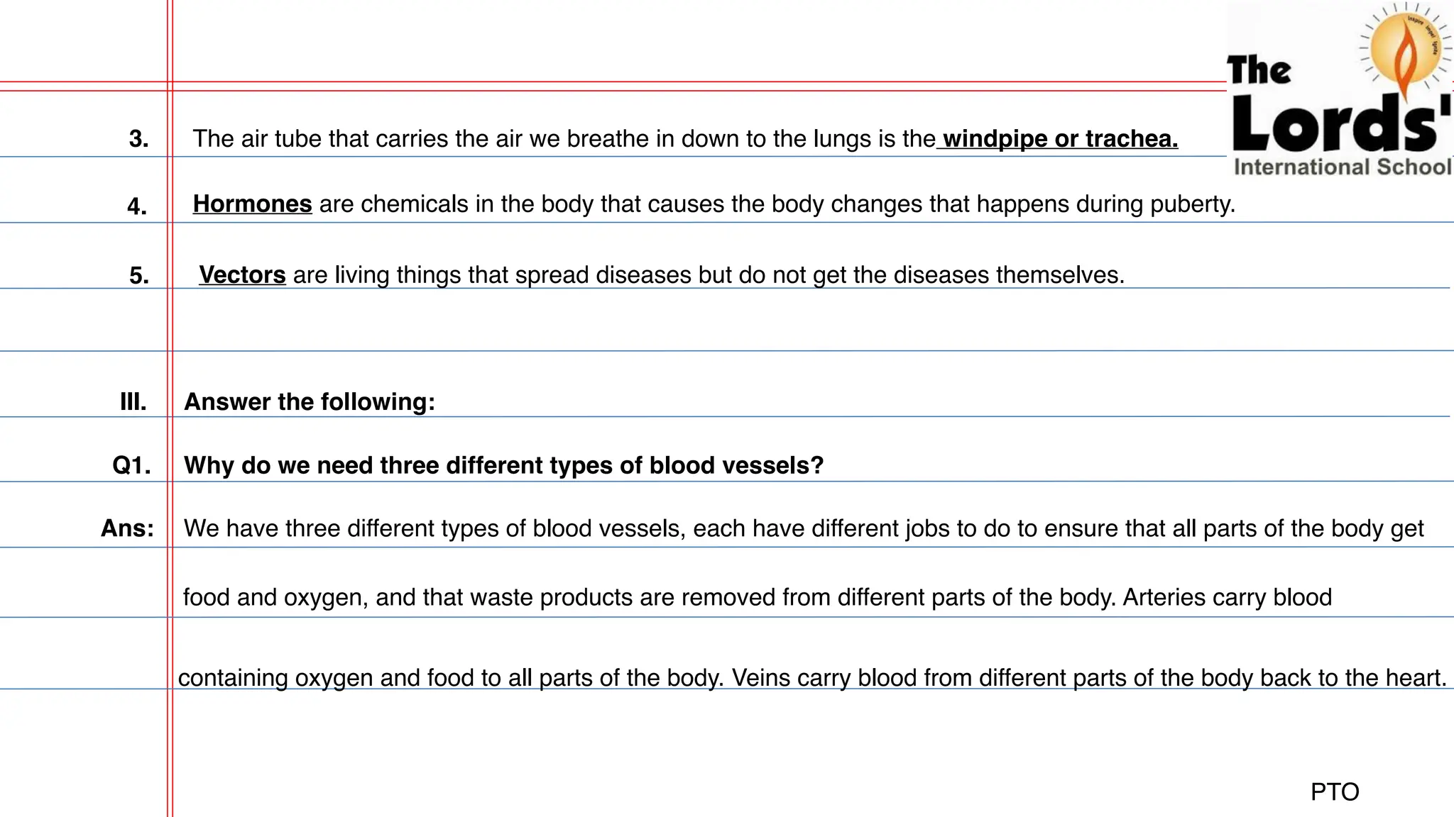 Grade 5 CW chapter 1- organ system circulatory, respiratory and ...