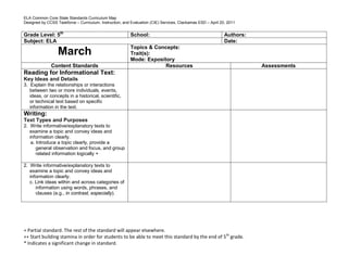Grade5 ela | PDF | Education