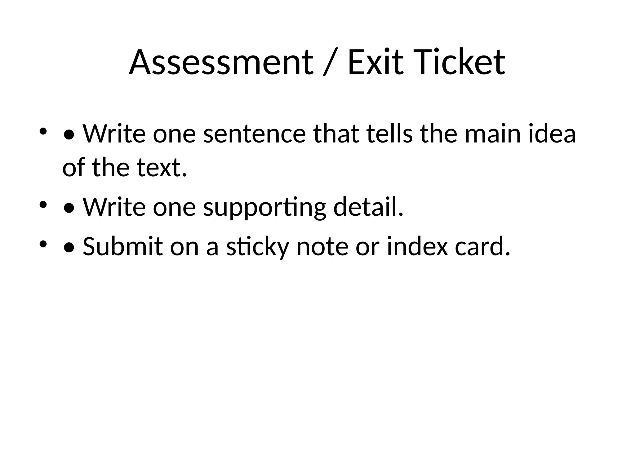 Grade 5 english lesson on Main Ideas and Key Sentencess | PPTX