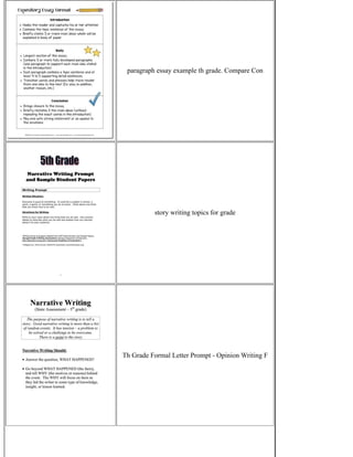 Grade 5 Essay Writing | PDF