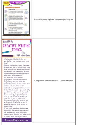 Grade 5 Essay Writing | PDF