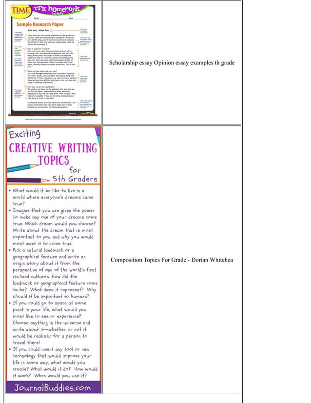 Grade 5 Essay Writing | PDF