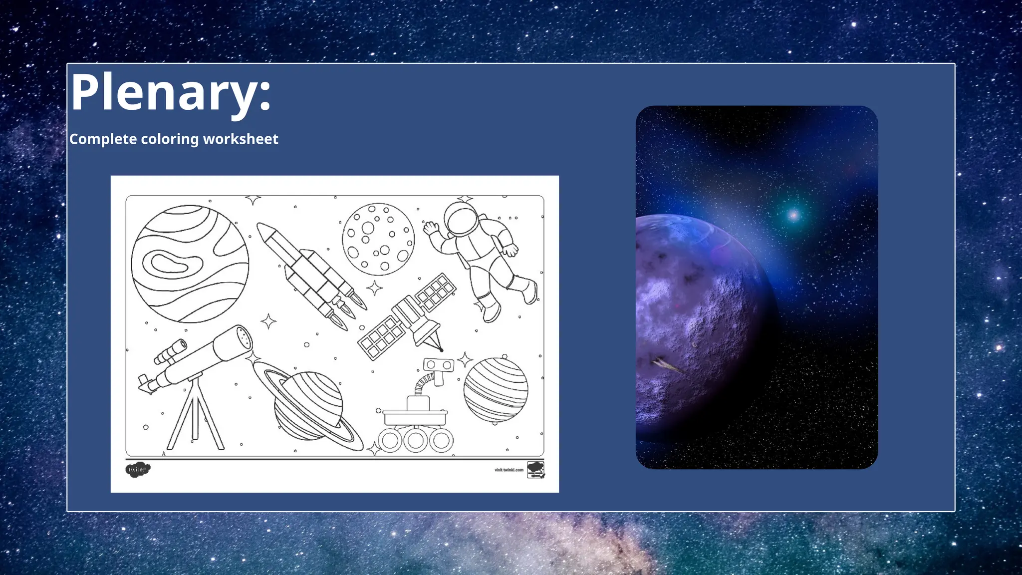 Grade 5 ESS Term 1 Lesson Exploring the outer Space | PPT