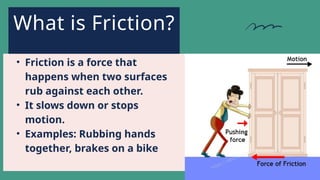 Grade 5 Understanding Forces (Gravity and Friction) | PPTX