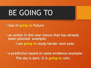 Grade 5 future ts will and going to Grammar Tutorial | PPTX