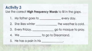 Grade 5 literacy unit 14 page 69 and 70 presentation no intro | PPTX