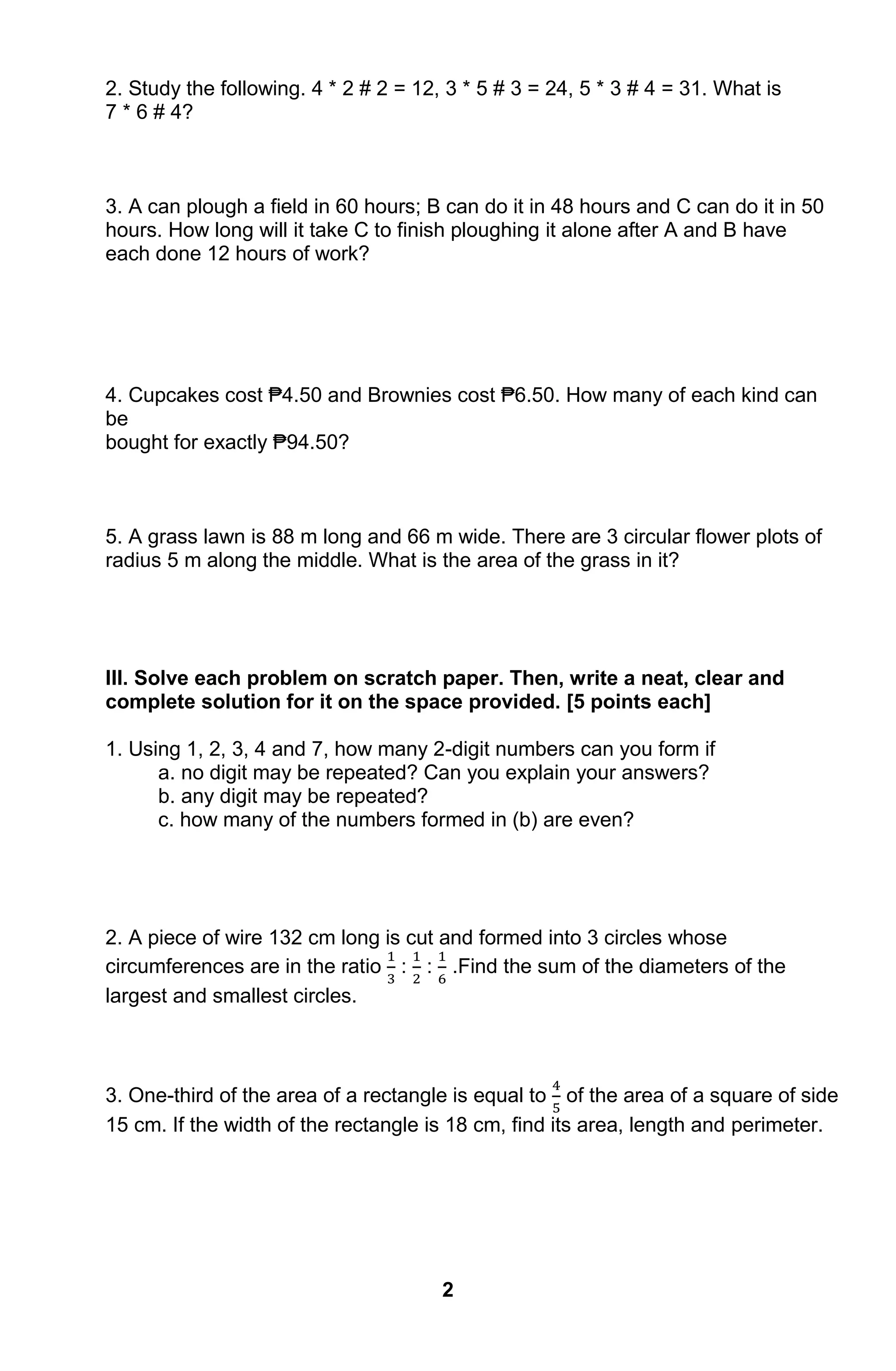 Grade 5 mtap reviewer | DOCX
