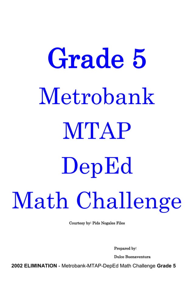 Grade 5 mtap reviewer | DOCX