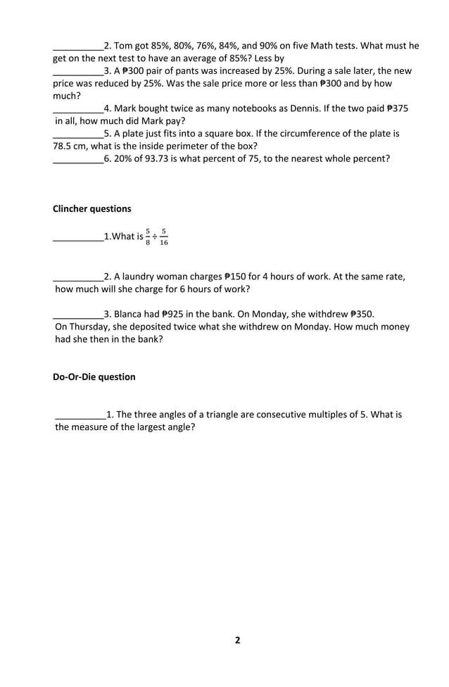 Grade 5 mtap reviewer | DOCX