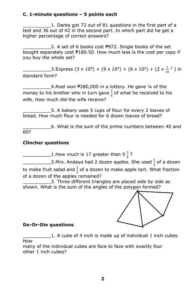 Grade 5 mtap reviewer | DOCX