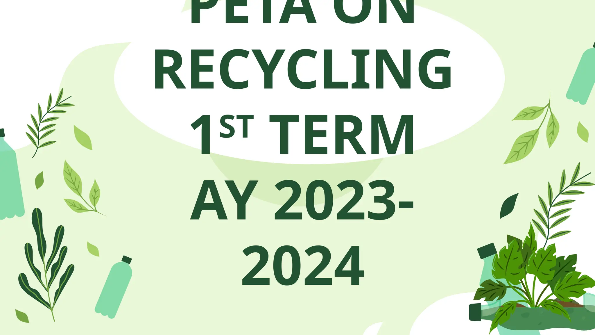 GRADE 5 PETA RECYCLING for Science performace task | PPTX