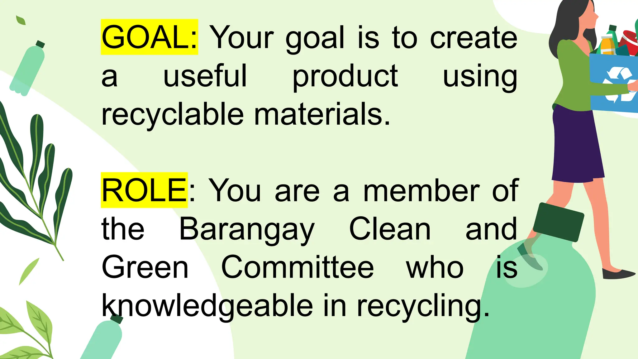 GRADE 5 PETA RECYCLING for Science performace task | PPTX