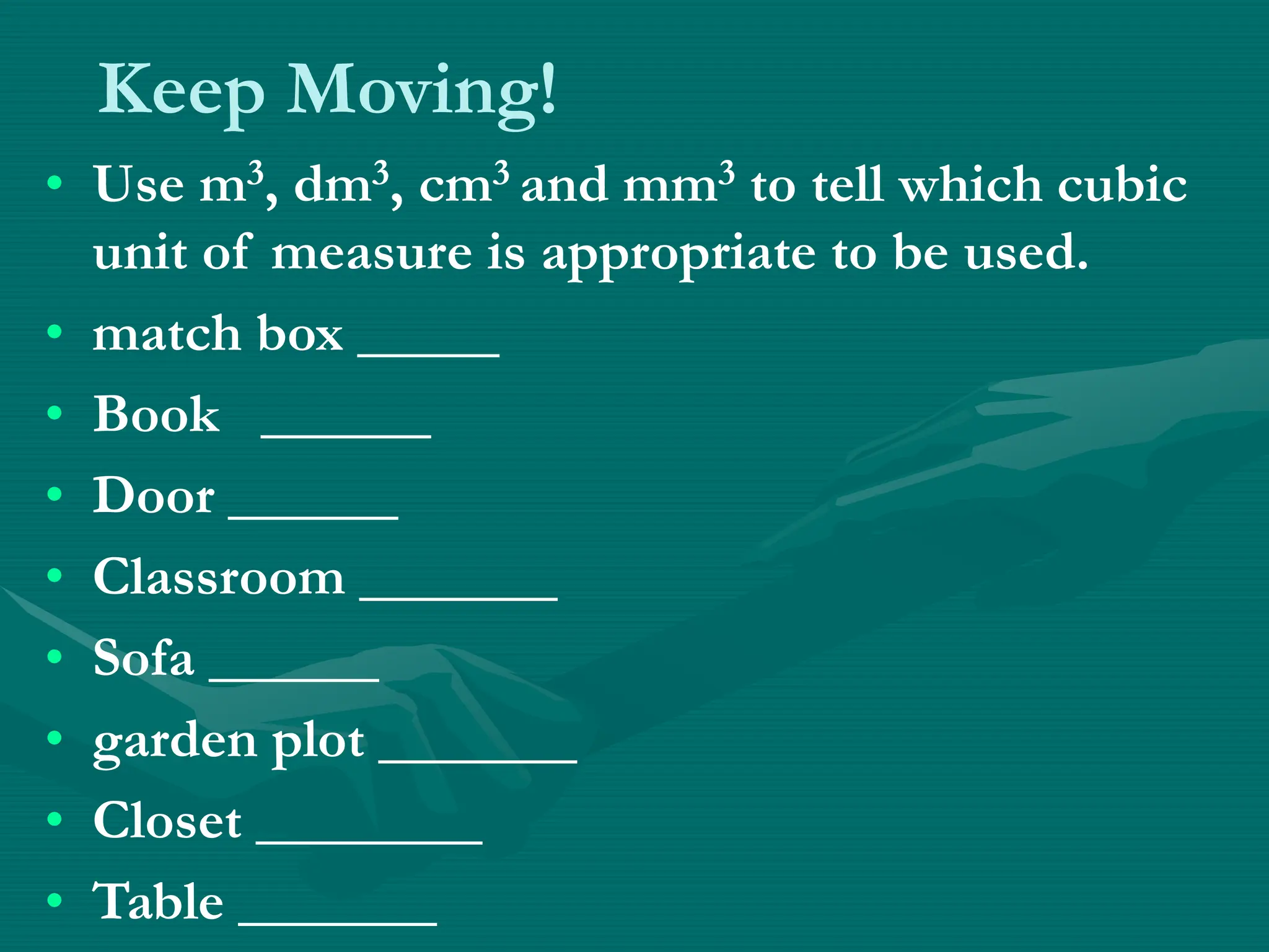 Grade 5 PPT_Math_Q4_W3_Lesson 87 Name the unit of measure for measuring ...