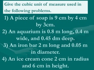 Grade 5 PPT_Math_Q4_W3_Lesson 87 Name the unit of measure for measuring ...