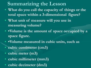 Grade 5 PPT_Math_Q4_W3_Lesson 87 Name the unit of measure for measuring ...