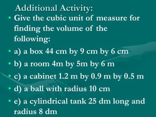 Grade 5 PPT_Math_Q4_W3_Lesson 87 Name the unit of measure for measuring ...