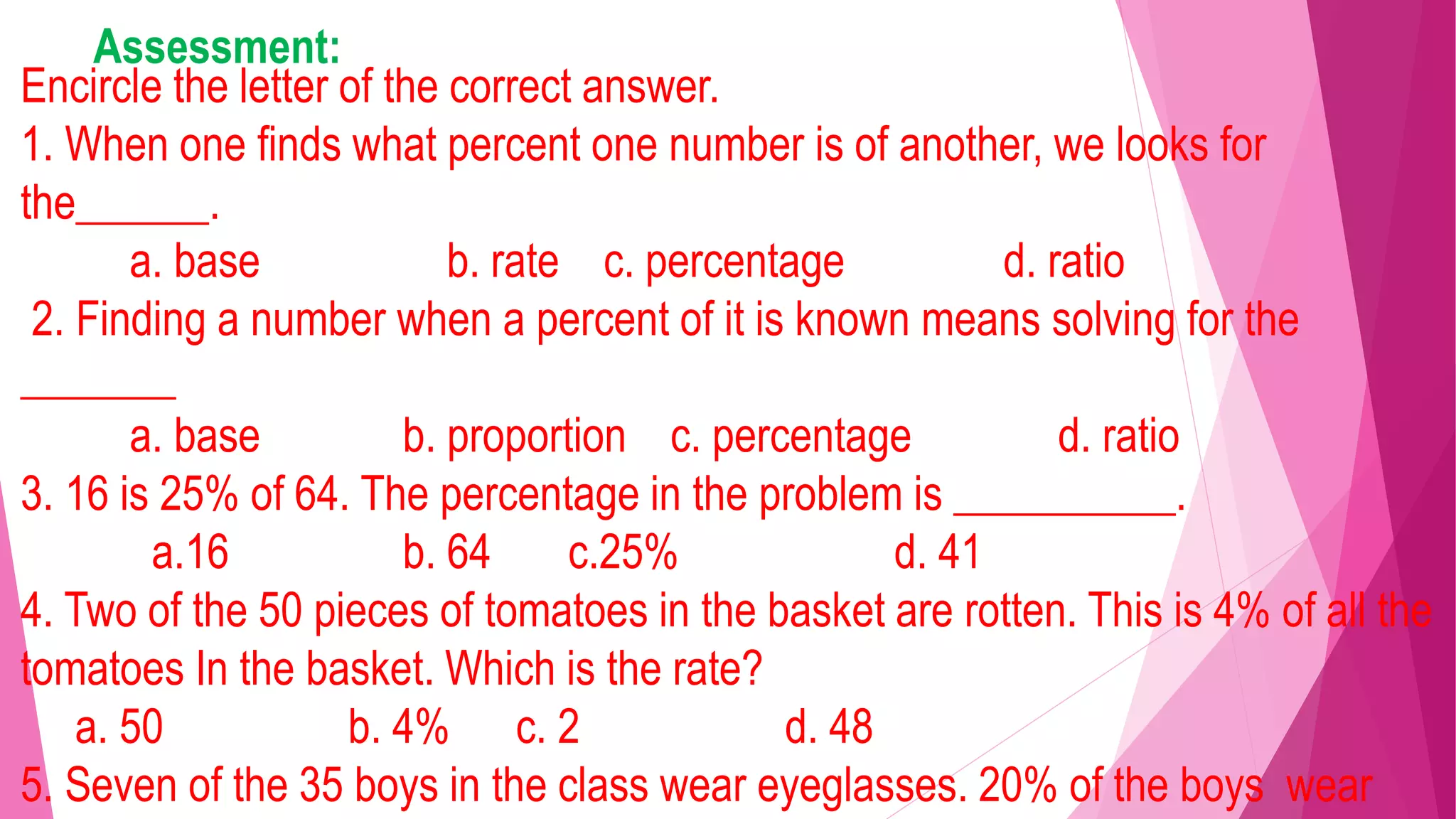 Grade 5 PPT_Q3_W1_Defining Percentage, Rate or Percent and Base.pptx