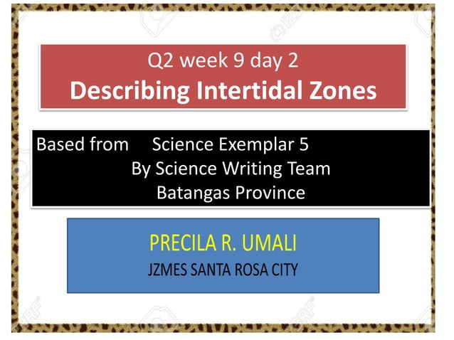 Grade 5 PPT_Science_Q2_W9_Day 1-5.pptx | Zoos & Aquariums | Attractions